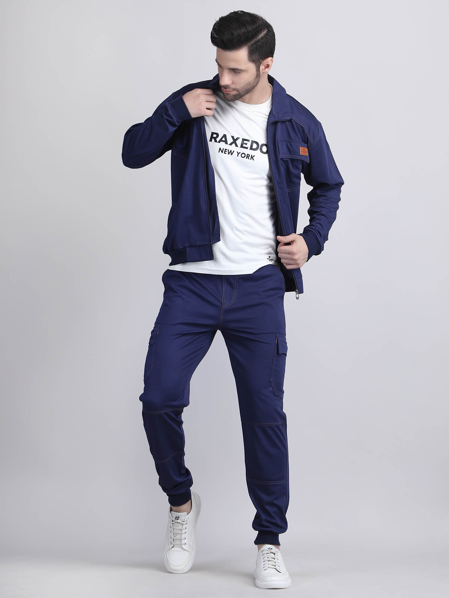 Buy Matching Sets Men | Denim Blue Co Ord Set | Coord sets online – RAXEDO